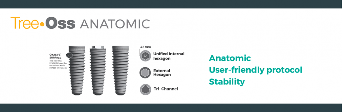 Tree·Oss® ANATOMIC Implant - Tree-Oss | Sistema de implante dental